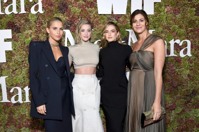 Lili Reinharts Braless Boobs At Max Mara Wif Face Of The Future